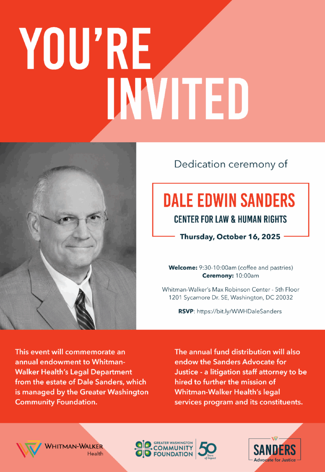 Dedication Ceremony at Sanders Center | Whitman‑Walker